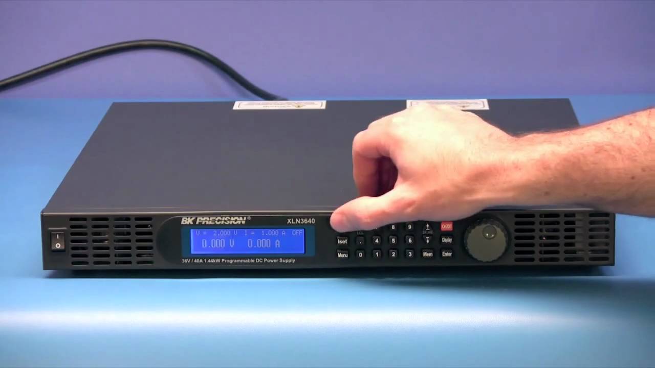 XLN Series 1.44 kW Programmable DC Power Supplies - YouTube