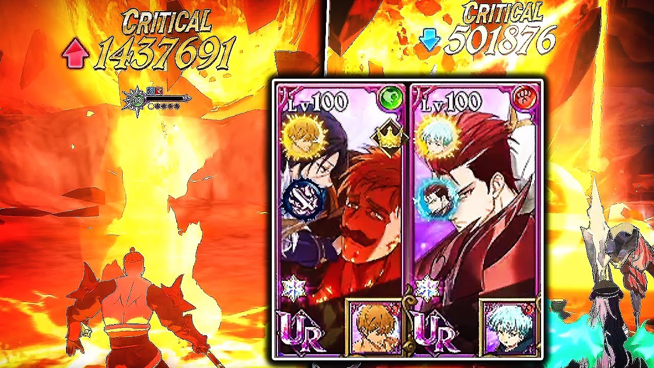 REDICULOUS! RED TYR IS CRAZY STRONG WITH RSCANOR AND MERLIN! 7DS GRAND ...