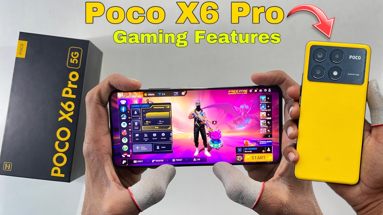Poco x6 pro this is gaming phone and all Features test - YouTube
