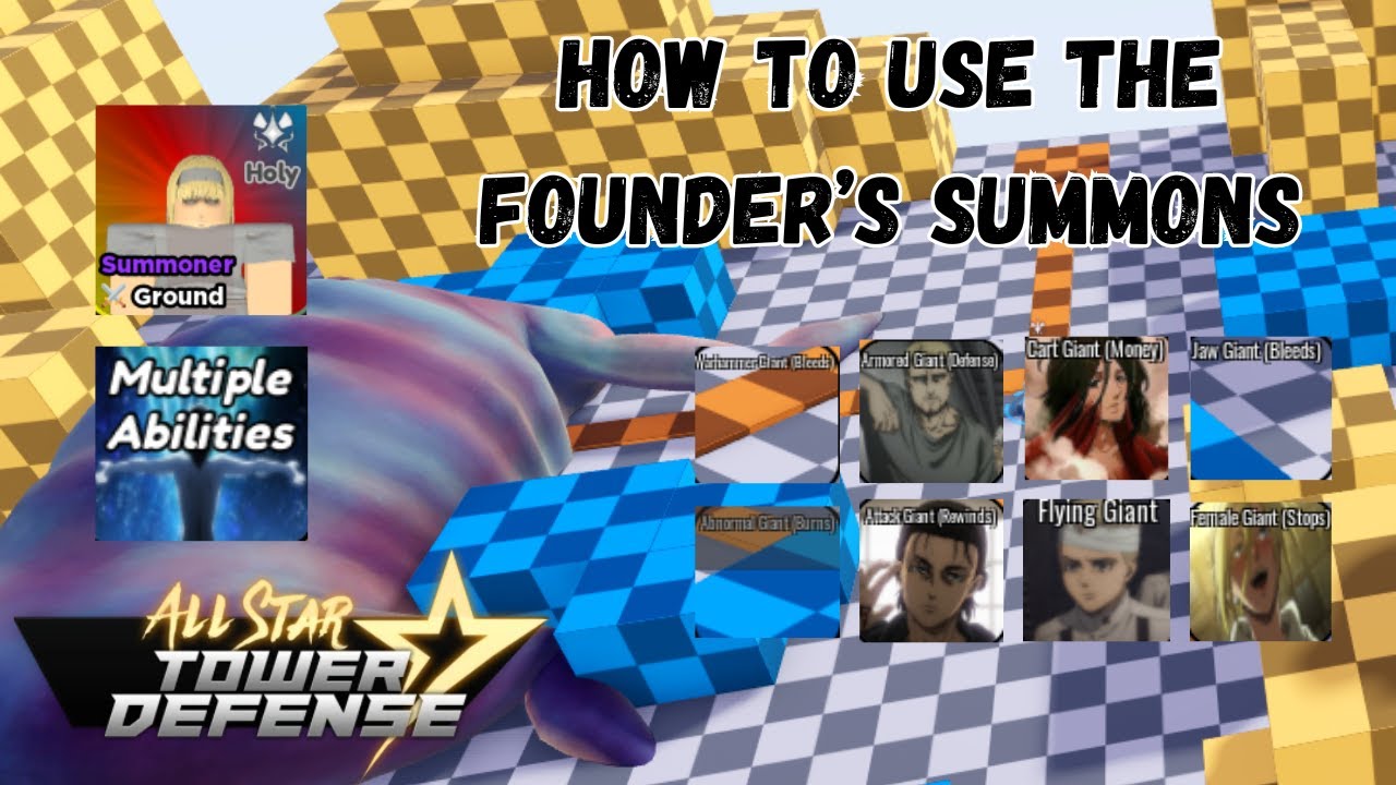 How To Use The Founder's Summons (All Star Tower Defense ASTD) - YouTube