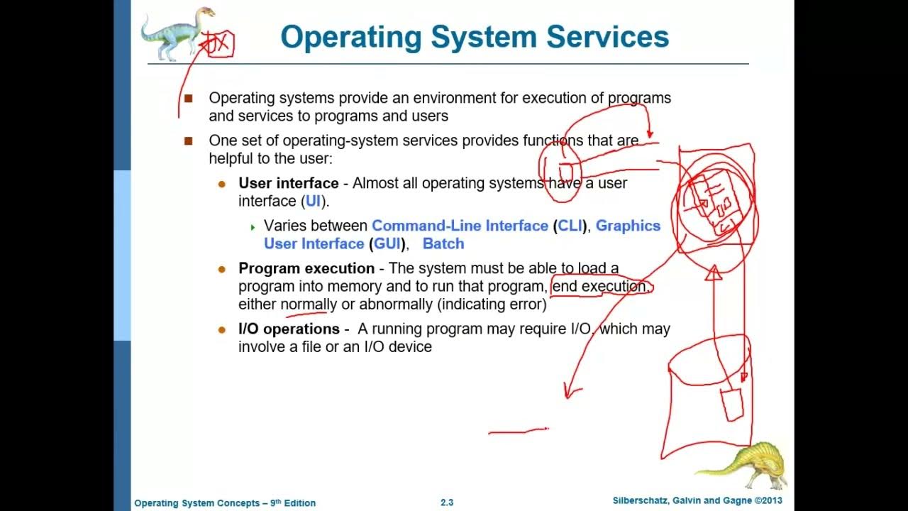 Chapter 2 Operating System Structures P1 Services - YouTube