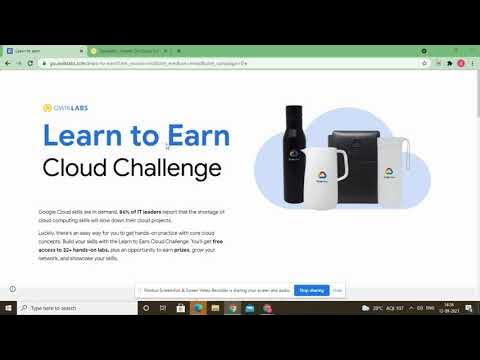 How to enroll Learn to earn QWiklabs challenge - YouTube