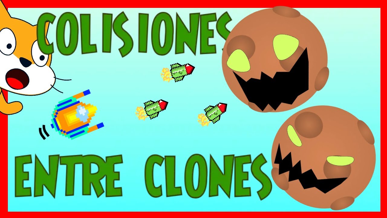 COLISIÓN de ENEMIGOS con BALAS y con el PERSONAJE en SCRATCH - Tutorial ...