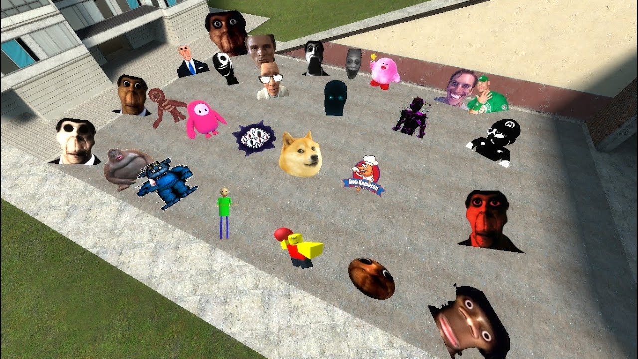 ALL FULL NICO'S NEXTBOT, 2D NEXTBOTS, OBUNGA NETBOT NEW UPDATE In Garry ...