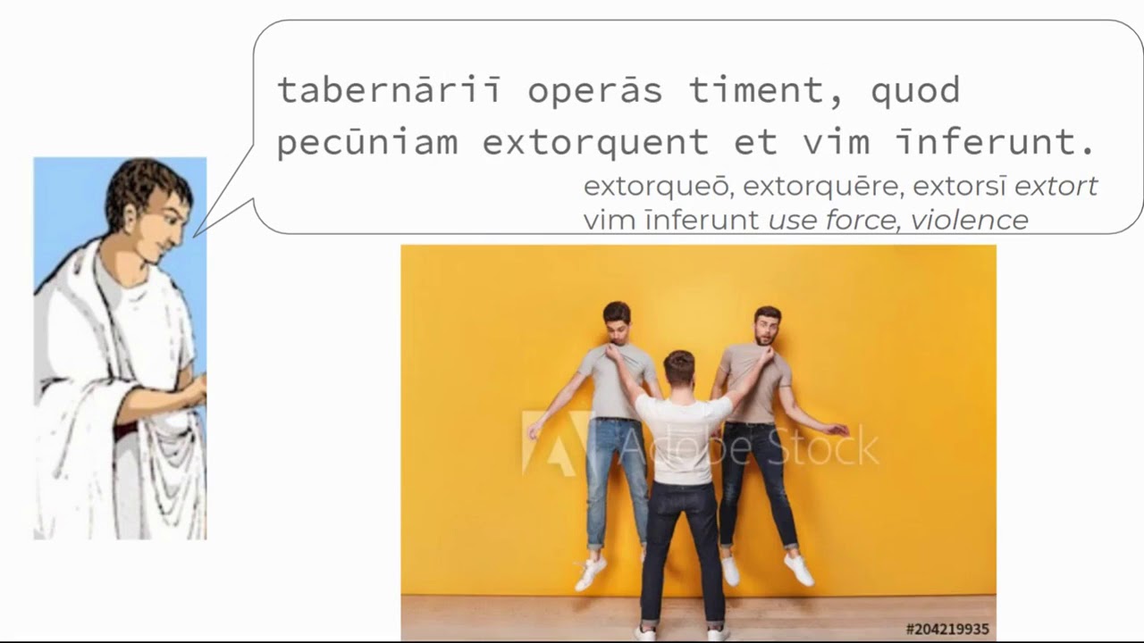 Taberna Story Aid (Cambridge Latin Course, Stage 18) - YouTube