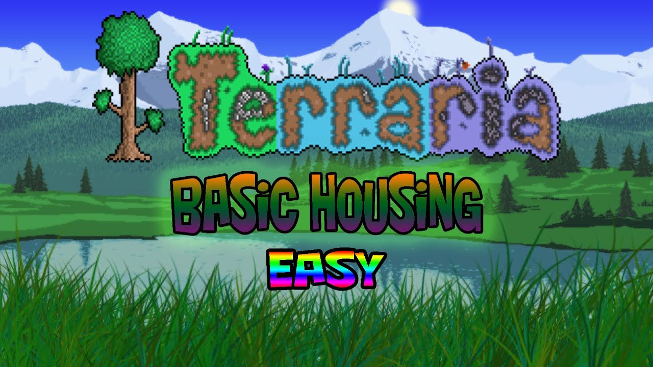 Terraria Basic Housing Tutorial - YouTube