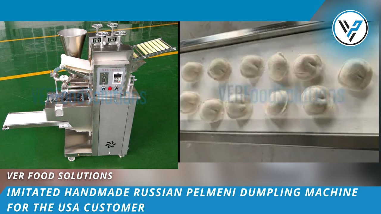 Imitated Handmade Russian Pelmeni Dumpling Machine for the USA Customer ...