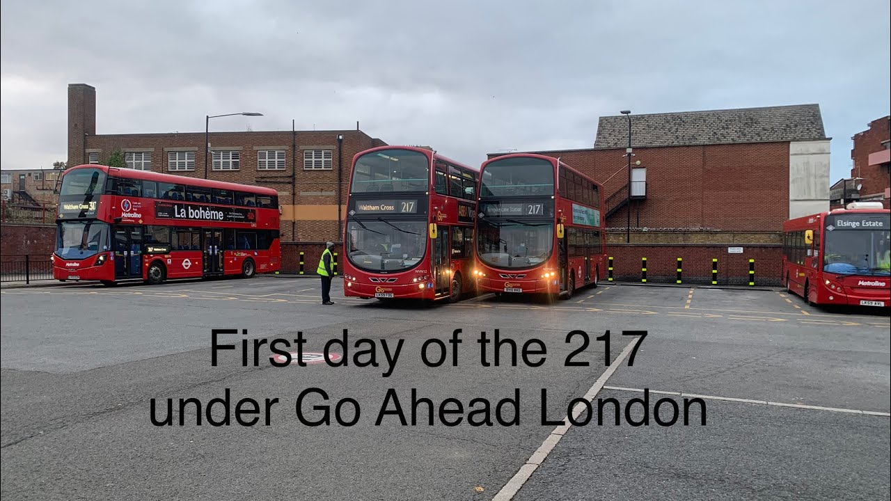 First day of route 217 with Go Ahead London 🤩 - YouTube