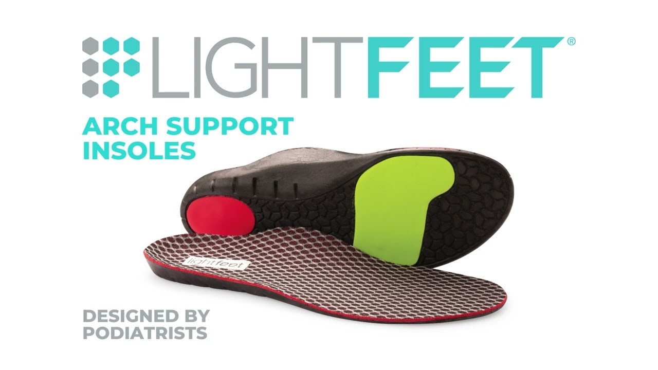 Lightfeet - Arch Support Insoles - YouTube