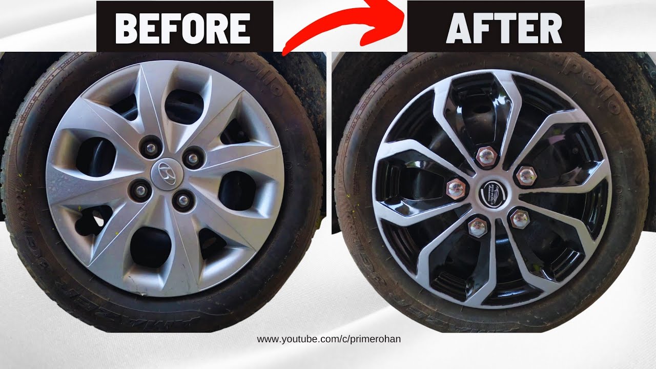 How to install car wheel cover - YouTube