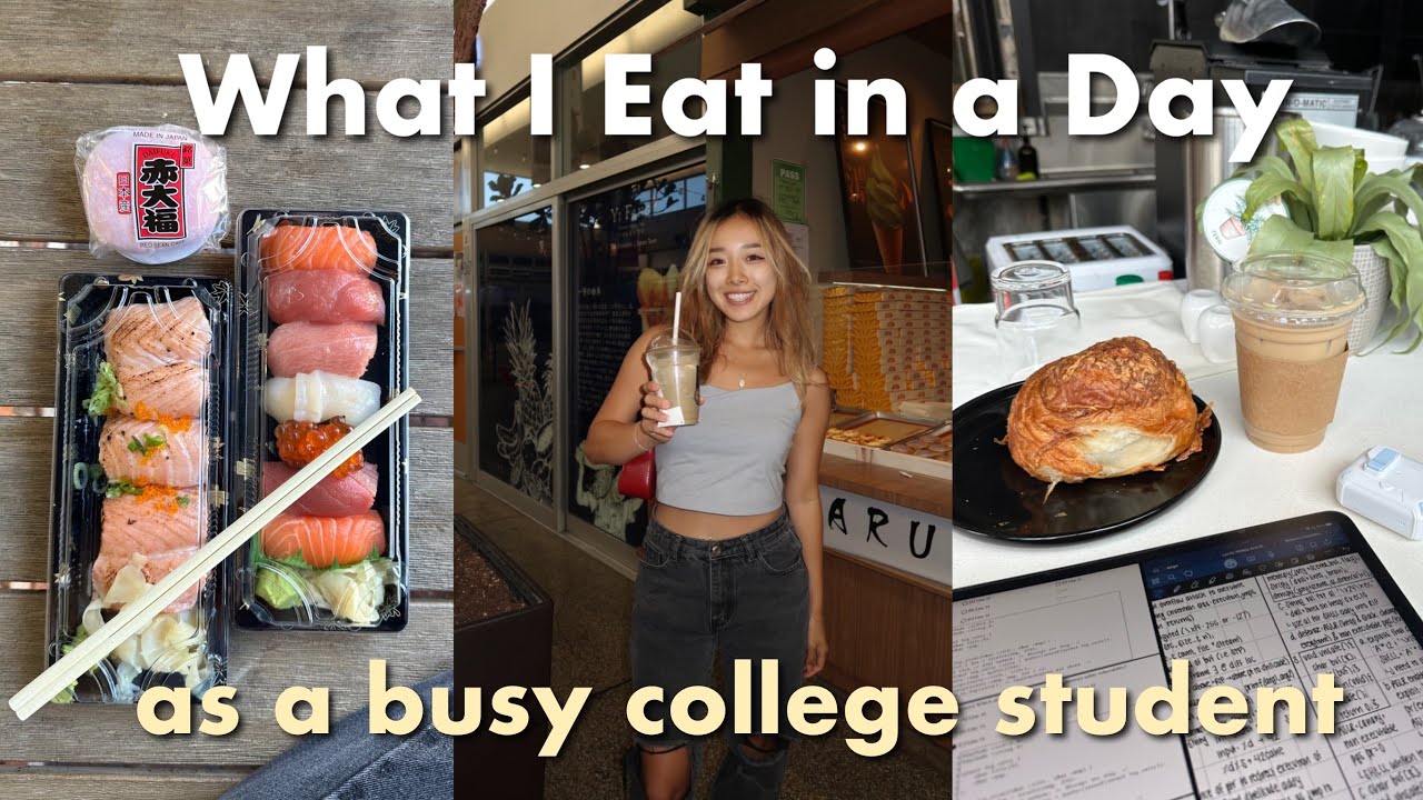 what i eat in a day as a busy computer science college student ...