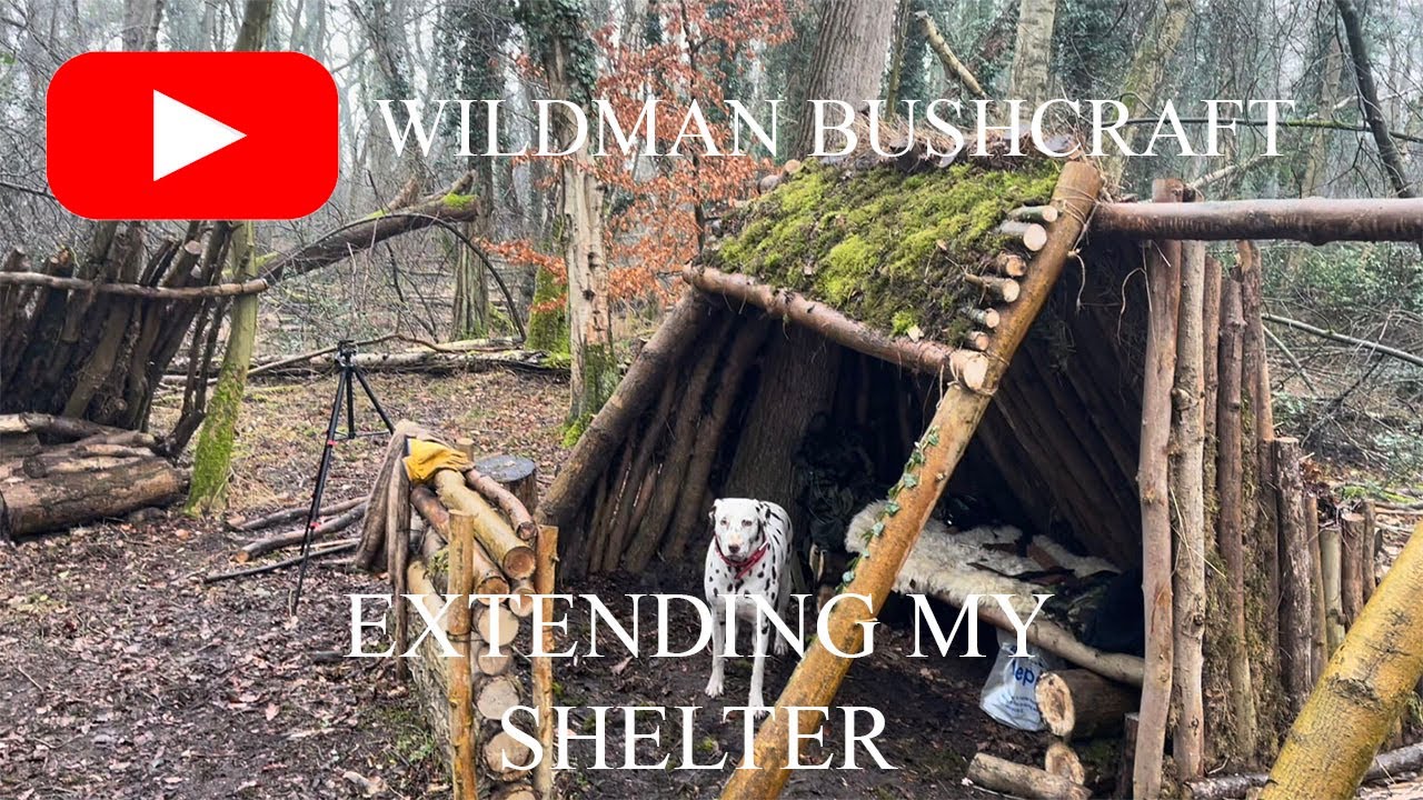 BUSHCRAFT SHELTER, MAKE A LEAN TO WARMER, [natural materials] RAISED ...