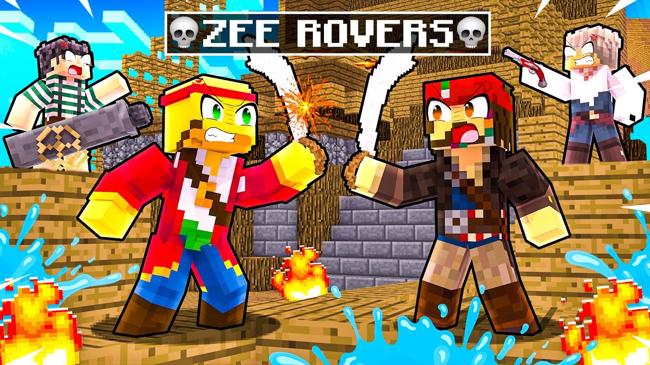 Aangevallen Door Zeerovers In Contentveen (Minecraft Survival) - YouTube