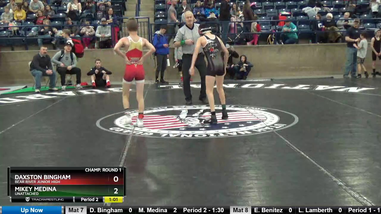 Middle School 83 Daxston Bingham Sanderson Wrestling Academy Vs Mikey ...