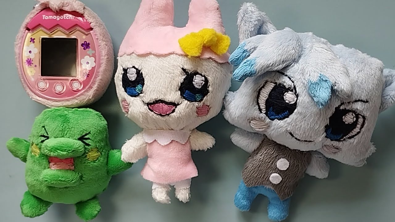 Tamagotchi Plushie 2022 - Chamametchi, Kuchipatchi and Smartotchi - YouTube