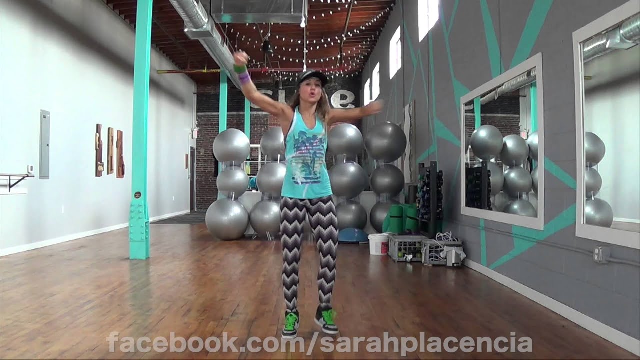 Dance Fitness with Sarah Placencia - Don't Worry Be Happy - YouTube
