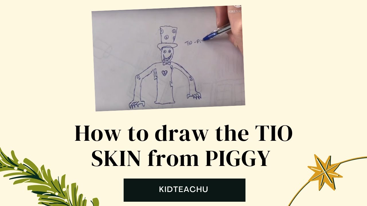 How to Draw TIO from Piggy - YouTube