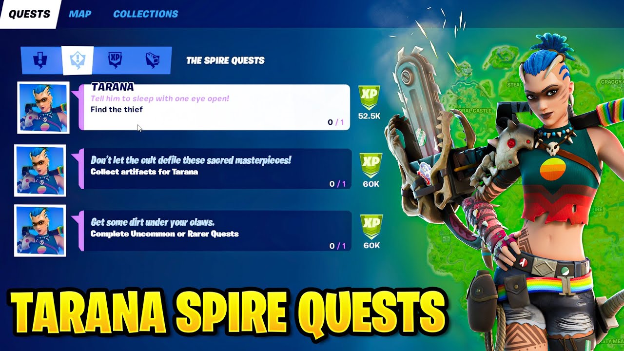 How to Complete All Tarana's Spire Quests! (Fortnite Spire Challenges ...