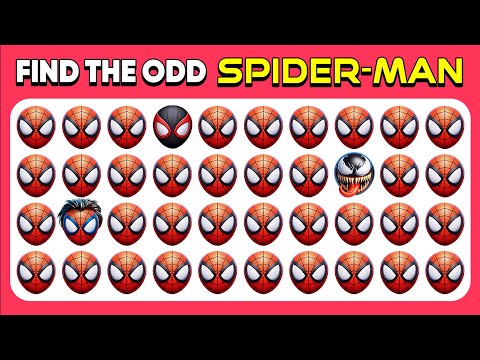 Find the Odd Spider-man | Marvel Spider-Man 2 Game & Venom Edition Quiz 🕷️🦸‍♂️🕸️