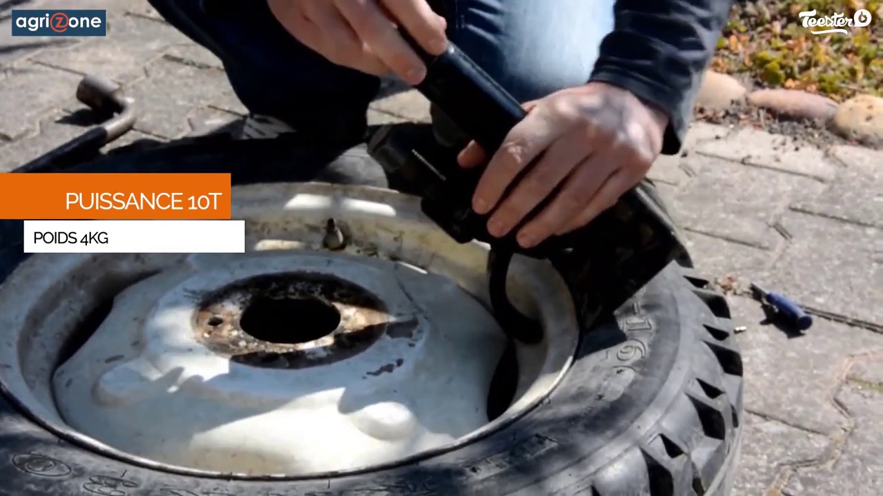Décolle-talon mécanique pneu agricole - Test et avis - YouTube