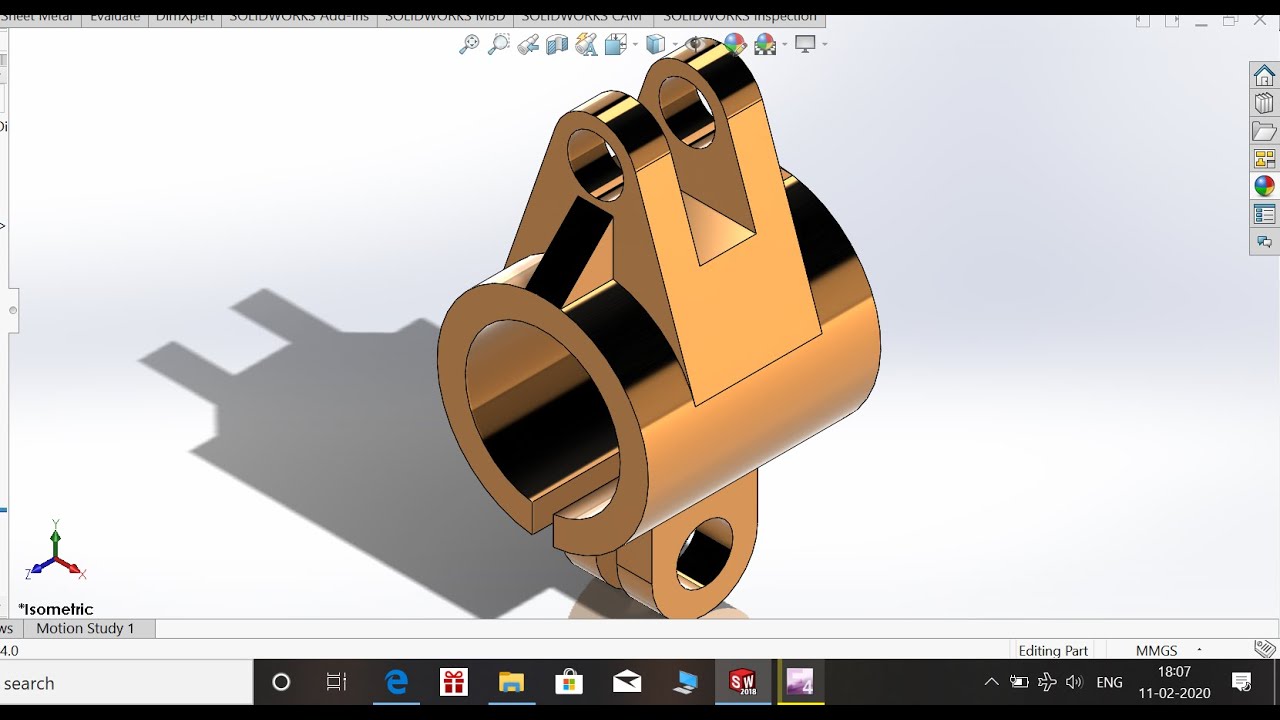 Solidworks Tutorial Basic Isometric Part 16 YouTube Solidworks Tutorial Basic Isometric Part 16 YouTube