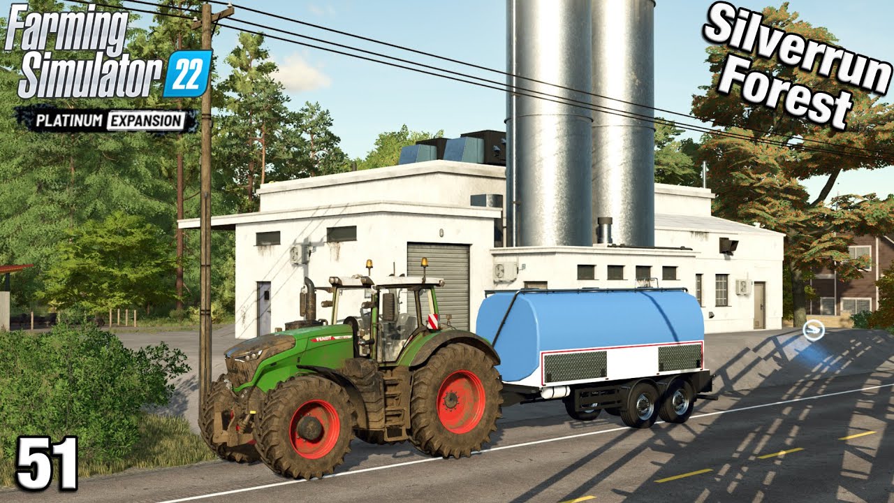 BUILDING A DAIRY FOR THE COWS MILK - Farming Simulator FS22 Silverrun ...