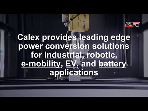 Calex Manufacturing, DC-DC Converters for Industrial, e-Mobility, and Robotics - YouTube