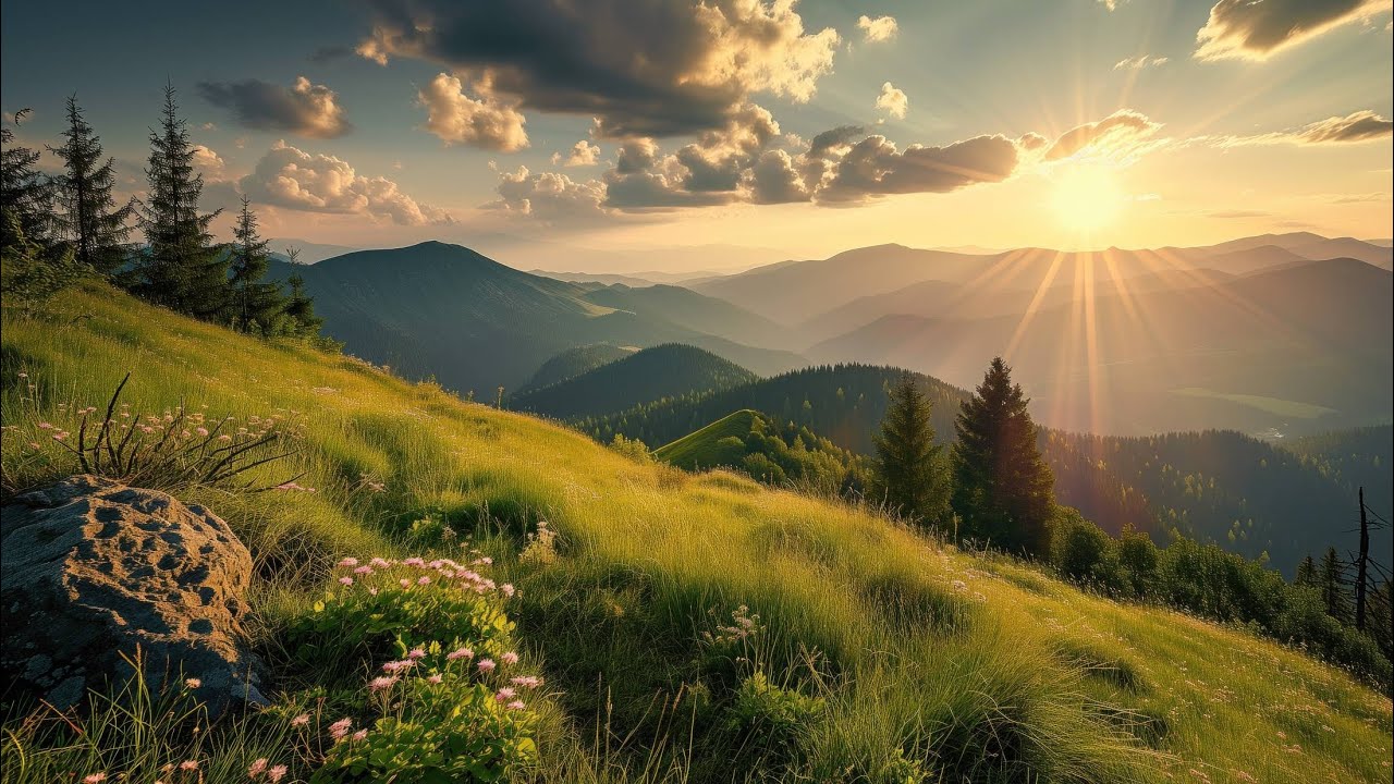 Good morning; Beautiful relaxing music for strees relief, anxiety ...