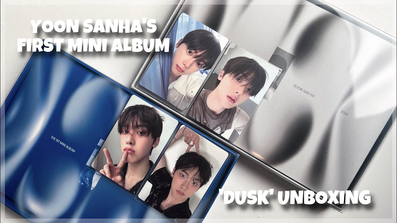 unboxing #6 ~ yoon sanha's 'dusk' album unboxing - YouTube