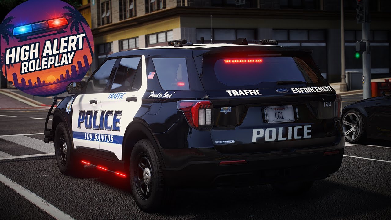 LSPD Traffic Unit Patrol | WE ARE HIRING! - HighAlertRP - YouTube