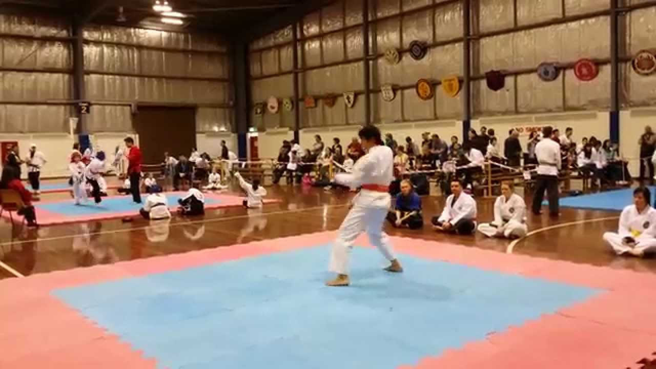 MUKC Pinan Niidan - Denzel Kour (Lion Bushido Karate Tournament) - YouTube