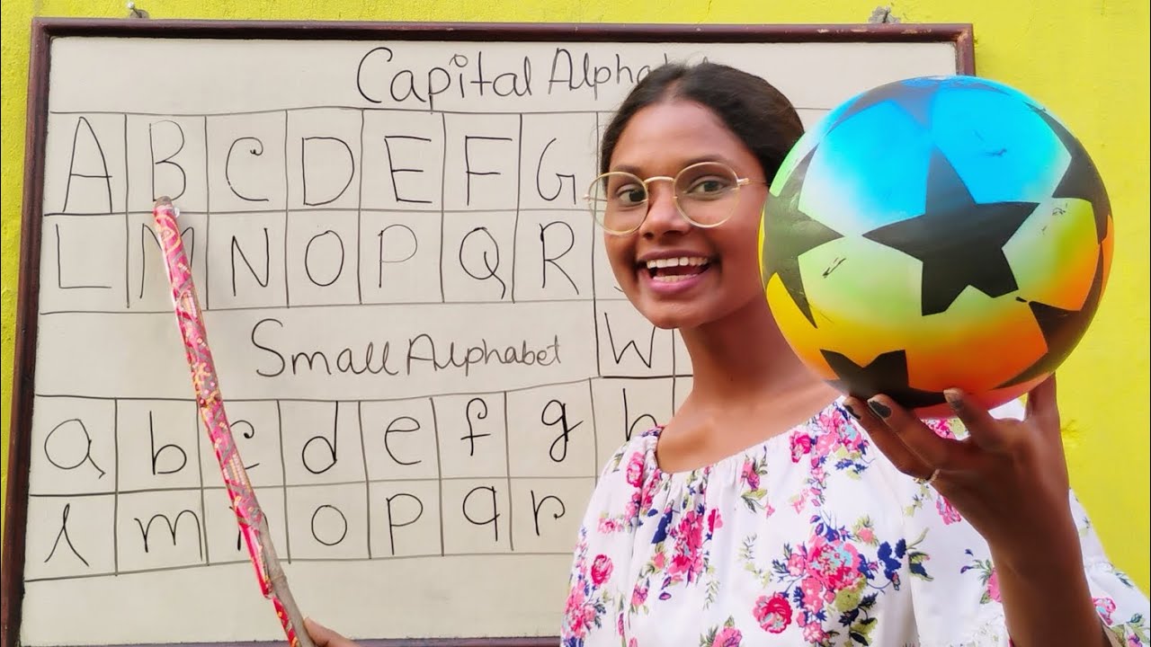 Capital and Small Letters For Toddlers | Alphabets For Kids | ABCD For ...