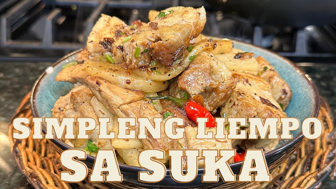 Simpleng luto ng Liempo at Suka! - YouTube