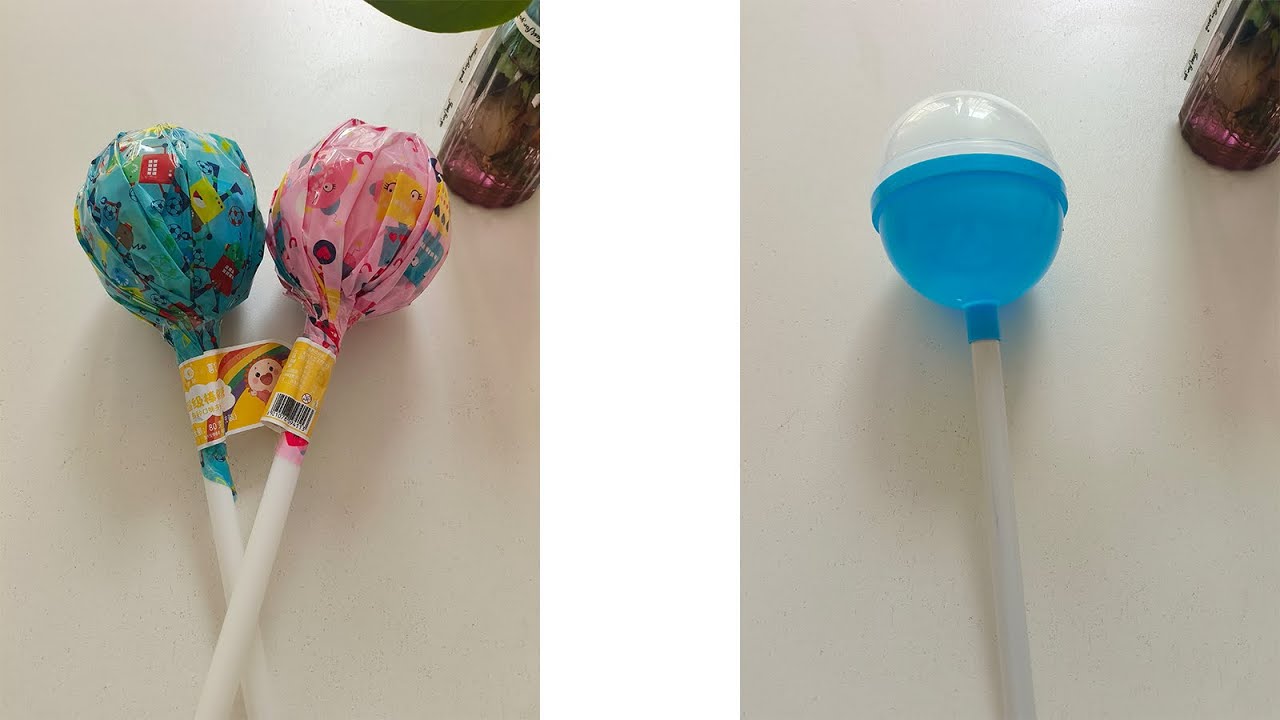 How to pack Gift Giant Lollipops - YouTube