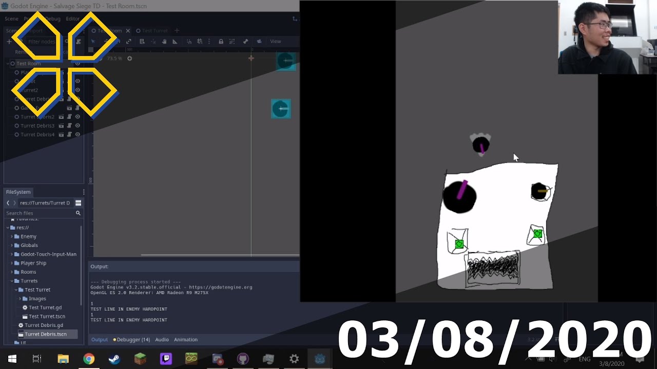 [3/8/20] - Sunday Streams - Odo Game Jam! - YouTube