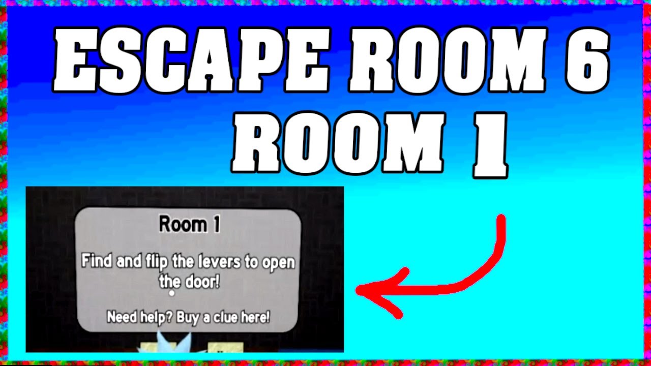 ROOM 1 ESCAPE ROOM 6 Walkthrough [by WreckItVerse] [English] [Roblox ...