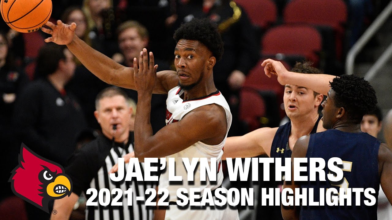 Jae'Lyn Withers Regular Season Highlights | Louisville Forward - YouTube
