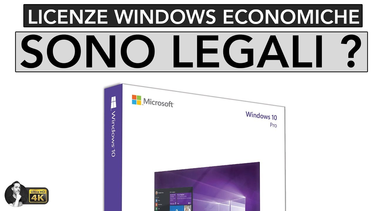 LICENZE WINDOWS A PREZZI STRACCIATI | SONO LEGALI? - YouTube