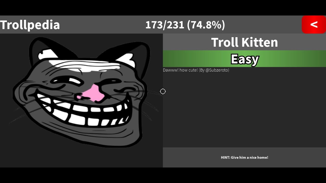 How to find Troll Kitten - Find The Trollfaces! - YouTube