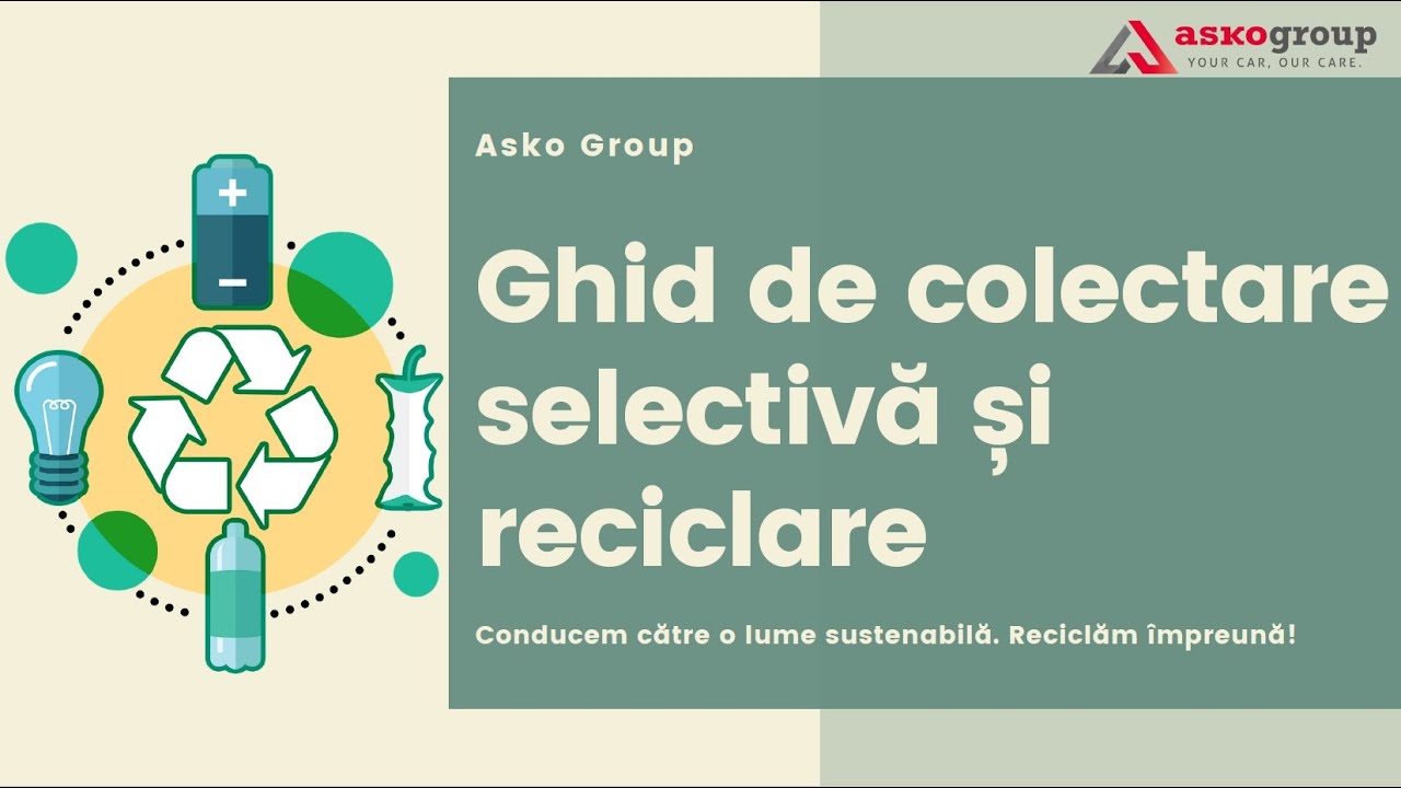 Ghid colectare selectiva Asko group - YouTube