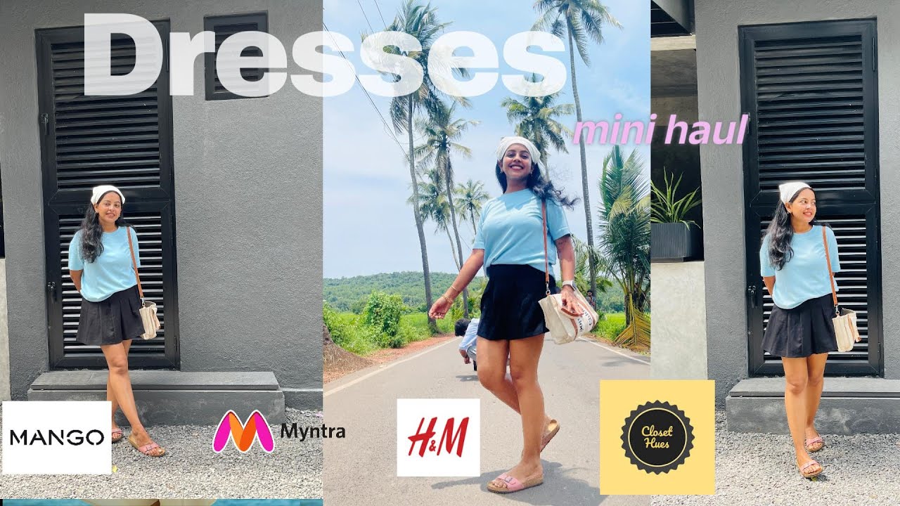 Dresses Haul | Dress from Closet Hues, Myntra, H&M ,Mango| Last video of 2024 - YouTube