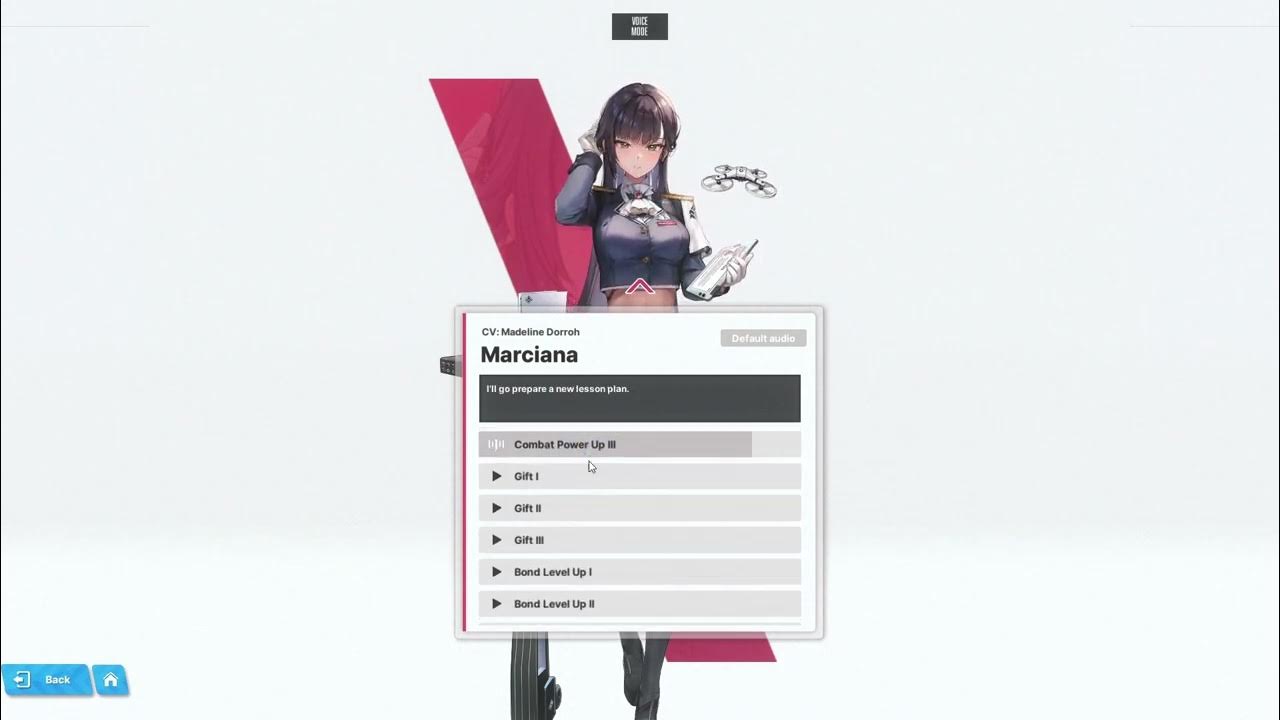 Goddess of Victory: Nikke - Marciana EN voice lines - YouTube