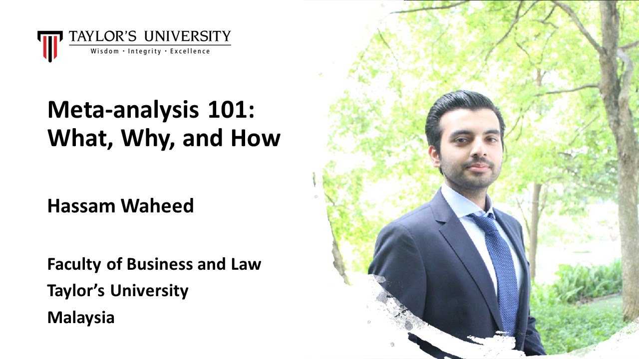 Meta-analysis 101: What, Why, and How - YouTube