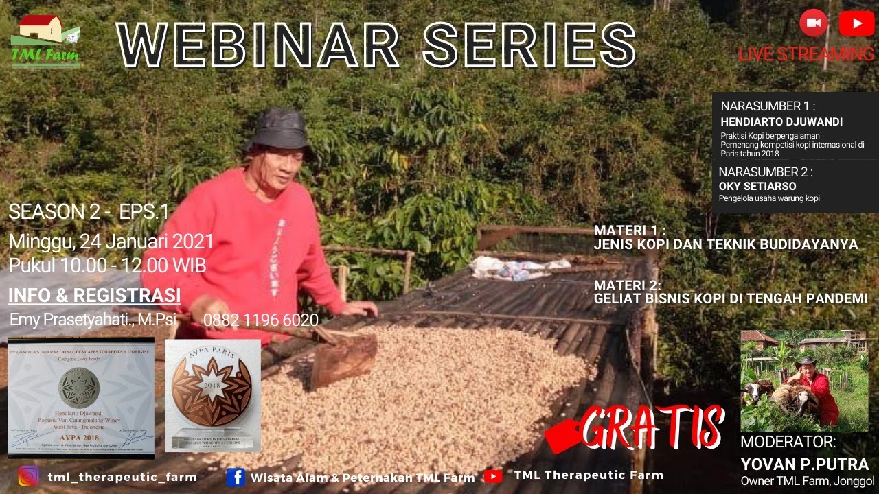 WEBINAR AGRIBISNIS TML FARM : KOPI - YouTube