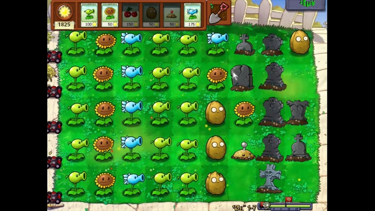Plants Vs Zombies Hard Mode All Day Level - YouTube