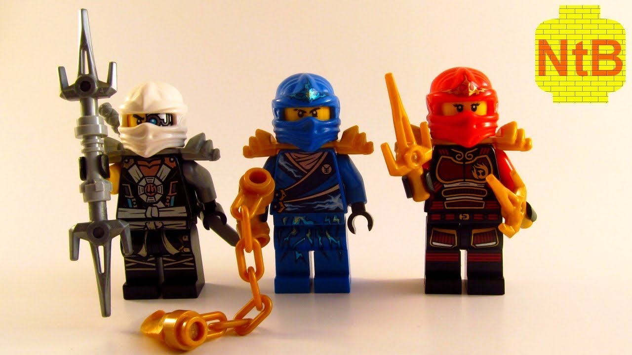 LEGO NINJAGO custom JAY, ZANE & NYA AMERICAN NINJA WARRIOR - YouTube