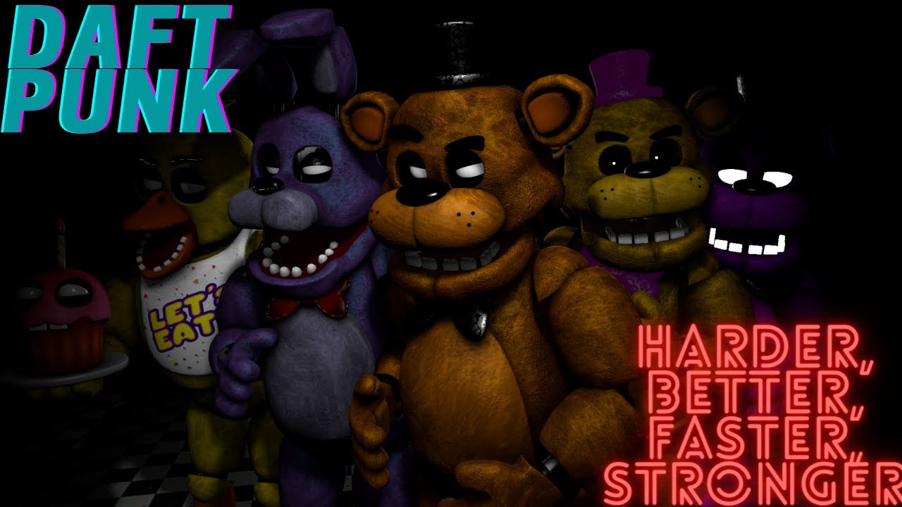 Daft Punk Harder, Better, Faster, Stronger (FNaF/SFM) - YouTube