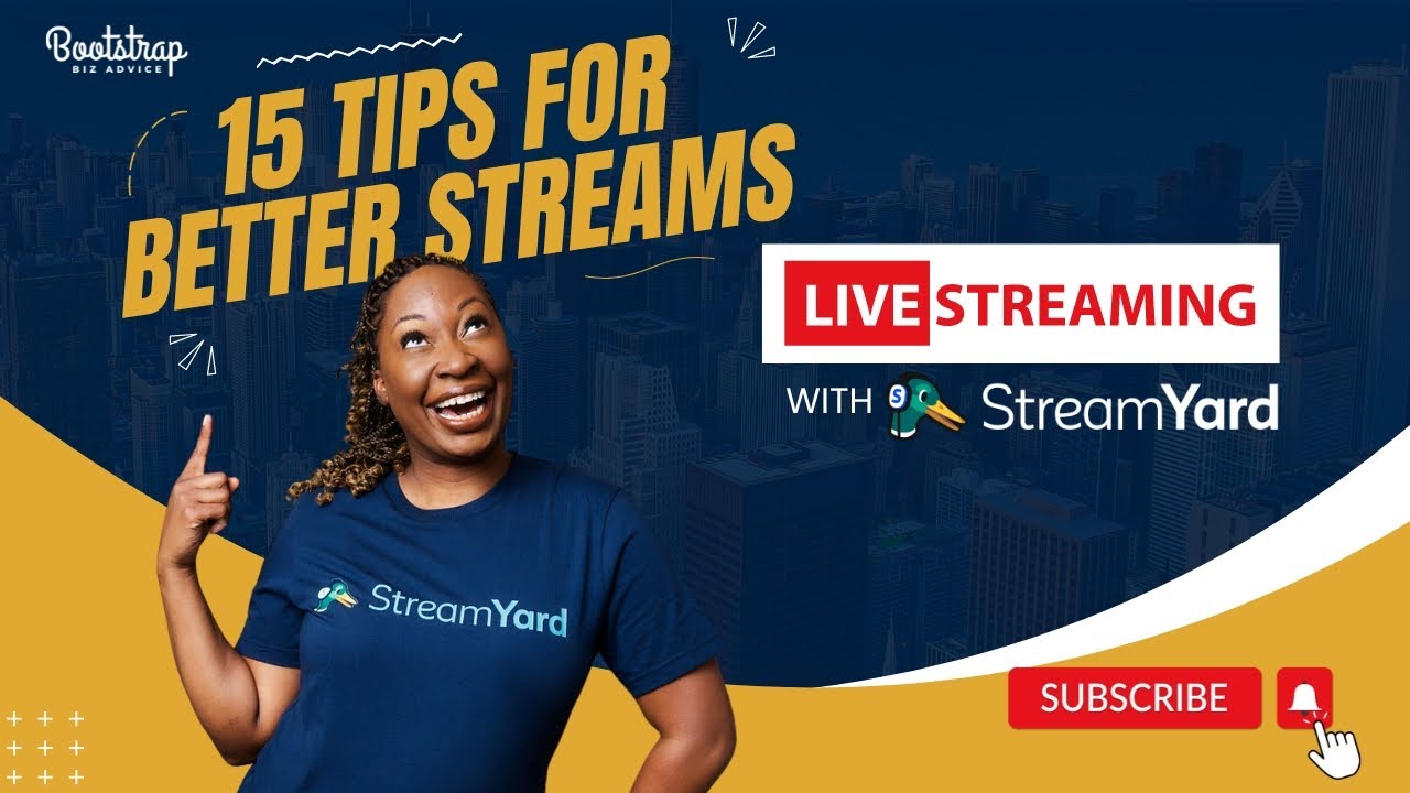 15 Tips to LEVEL UP Your Livestreams with StreamYard - YouTube