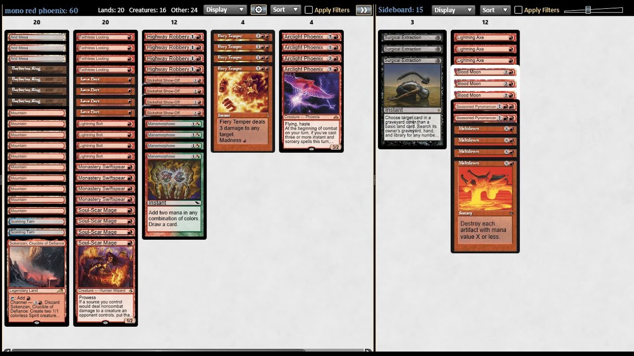 modern mono red phoenix - YouTube
