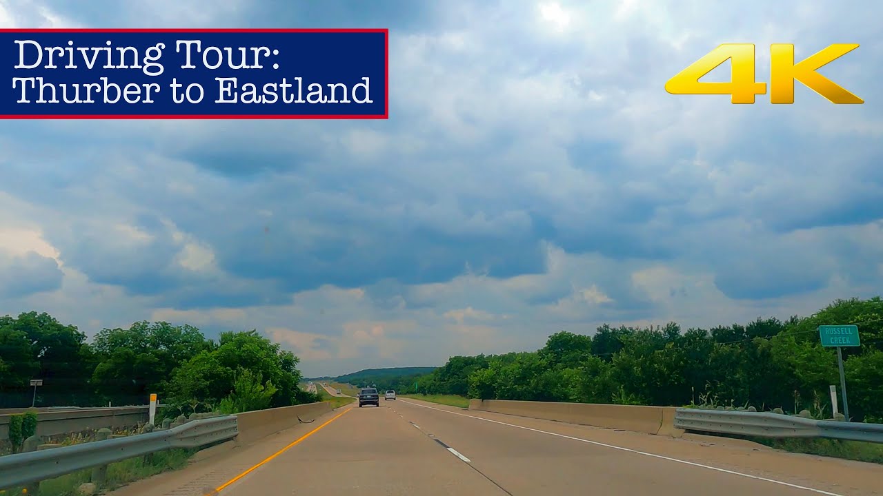 Texas Driving Tour: Thurber to Eastland (via Hwy 20) 4K - YouTube